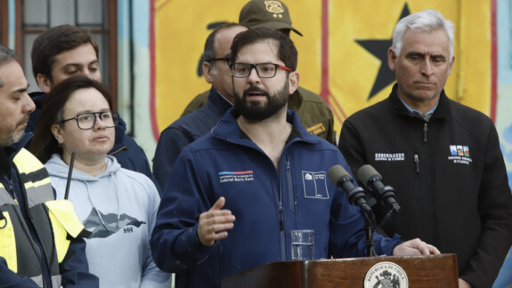 Sistema Frontal Presidente Boric Anunció La Construcción De Un Nuevo