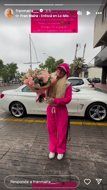 “De mí para mí…”: Fran Maira celebra nuevo logro en sus redes sociales