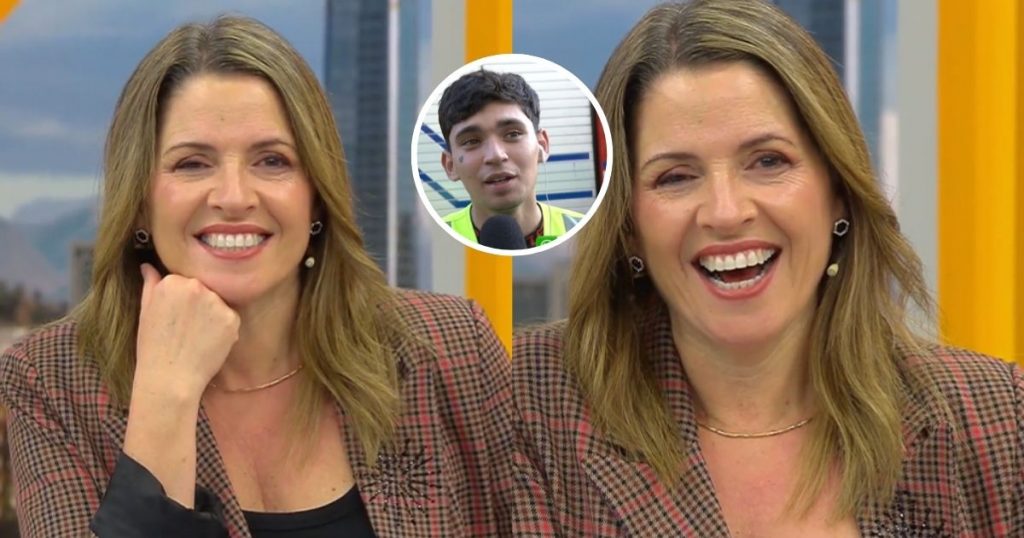 Joven sorprendió a Monserrat Álvarez en pleno despacho en vivo con ...